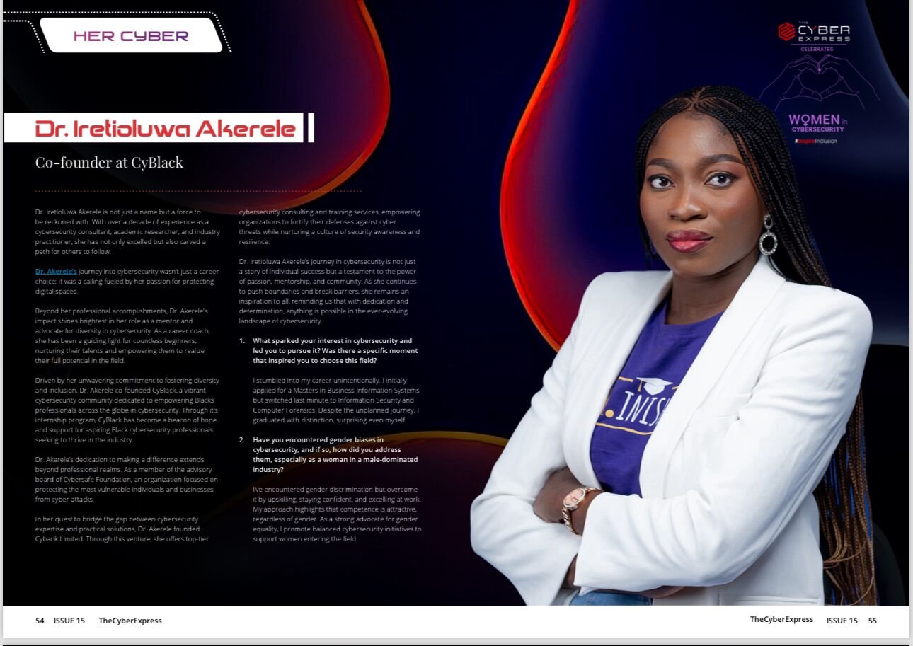 The Cyber Express 40 Under 40 Women Cyber Leaders for 2024 | Iretioluwa ...